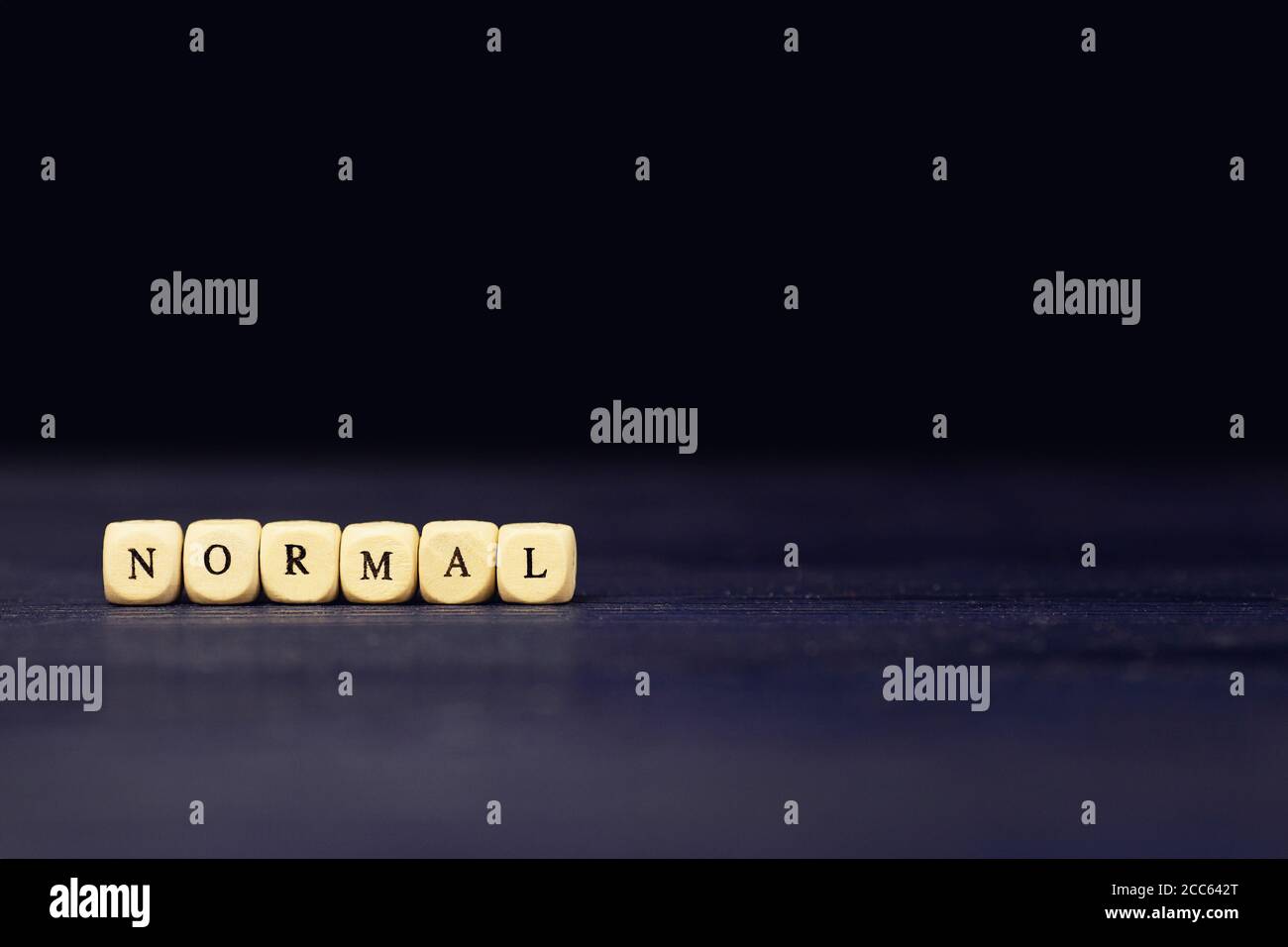 Normal sign with copy space Stock Photo - Alamy