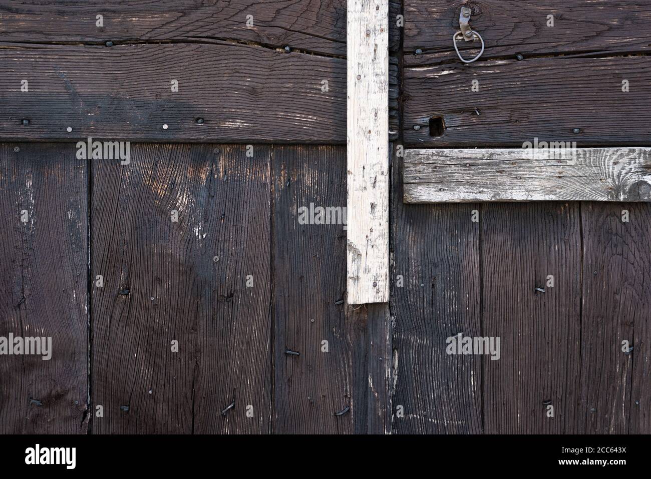 Wooden abstract background. Old door surface closeup image Stock Photo ...