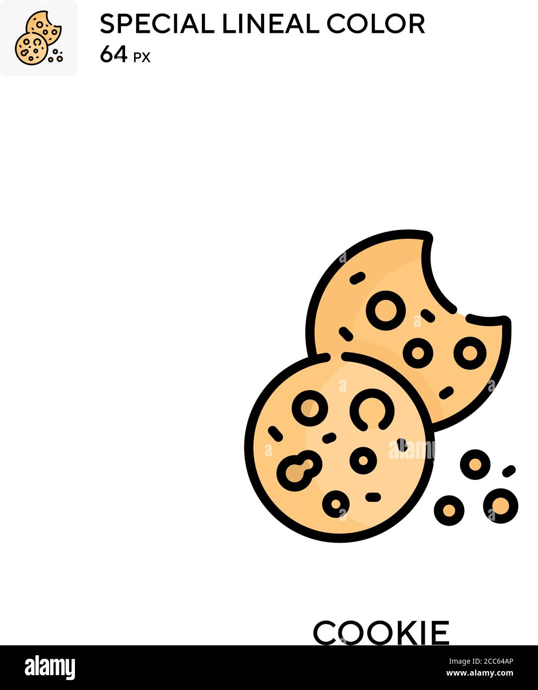 Stack of chocolate biscuits Stock Vector Images - Alamy