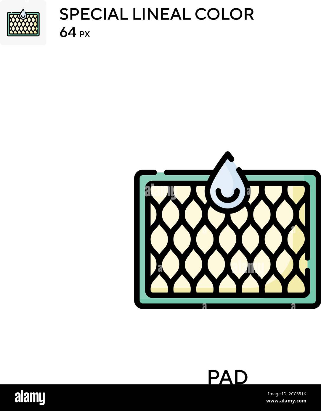 Pad soecial lineal color vector icon. Illustration symbol design ...