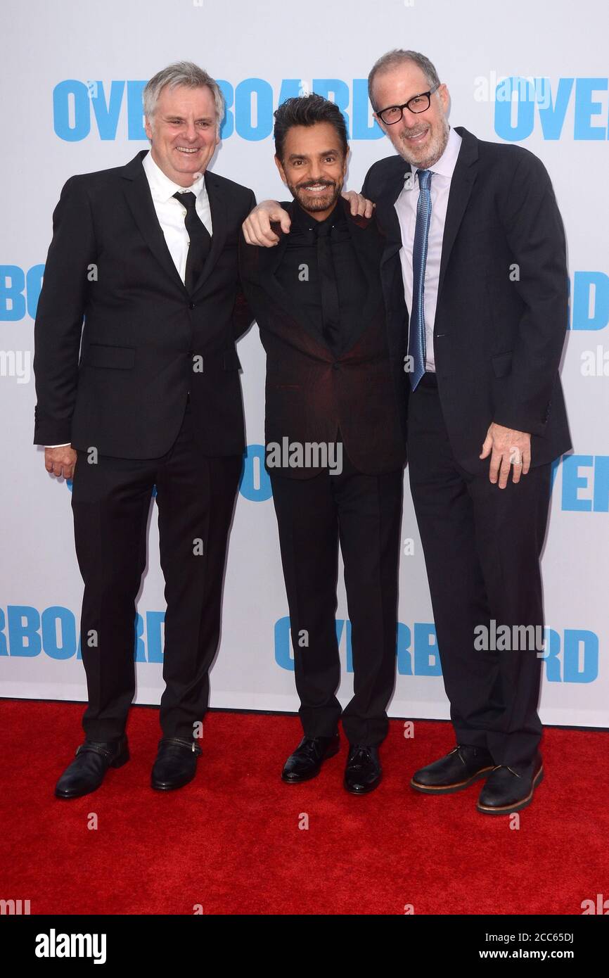 LOS ANGELES - APR 30: Bob Fisher, Eugenio Derbez, Rob Greenberg at the ...