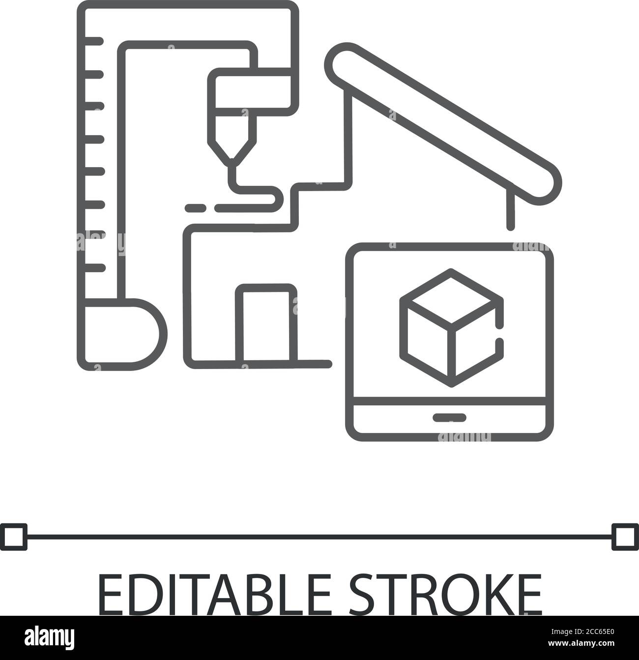 DIY building linear icon Stock Vector Image & Art - Alamy