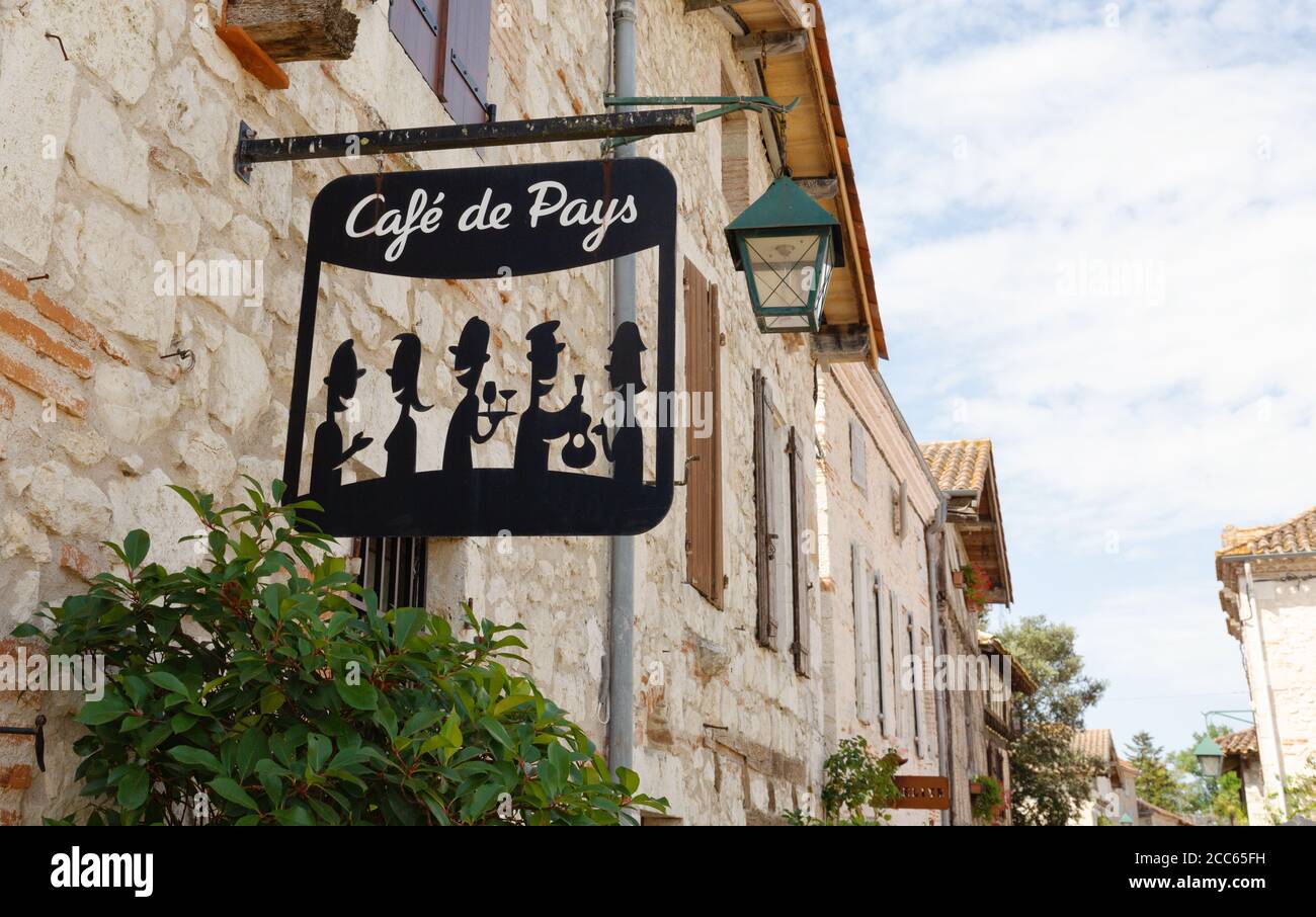 French Cafe Sign