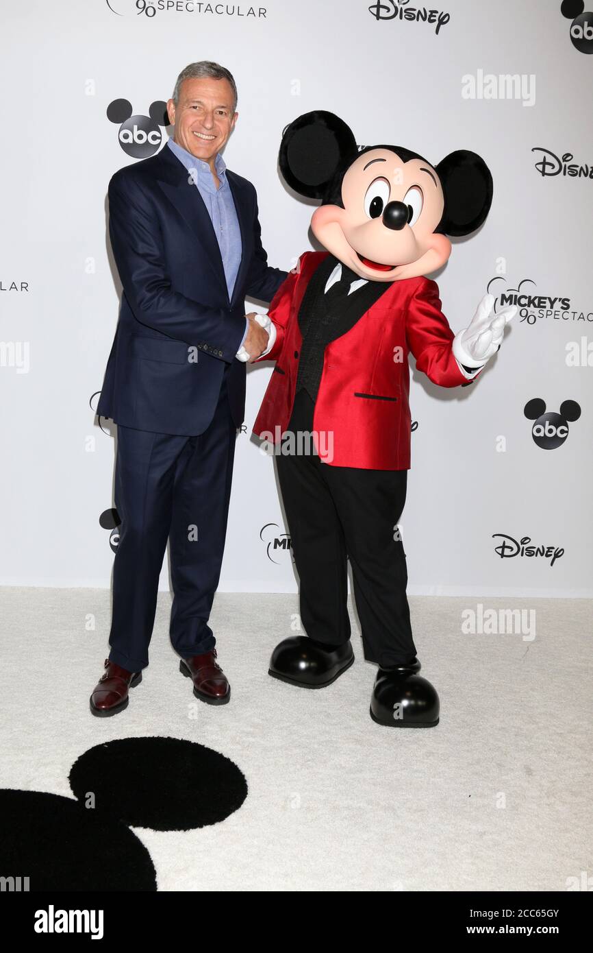 LOS ANGELES - OCT 6: Bob Iger, Mickey Mouse at the Mickey's 90th ...