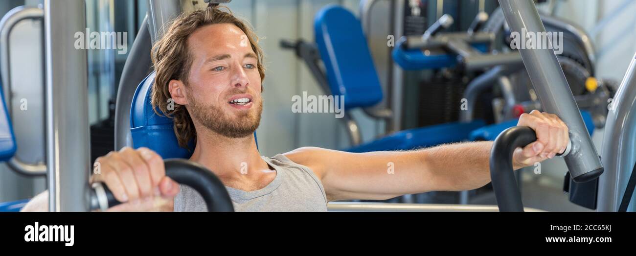 Chest press hi-res stock photography and images - Alamy