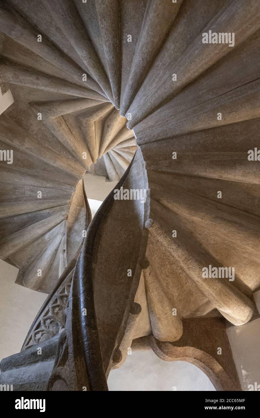 Double helical staircase hi-res stock photography and images - Alamy