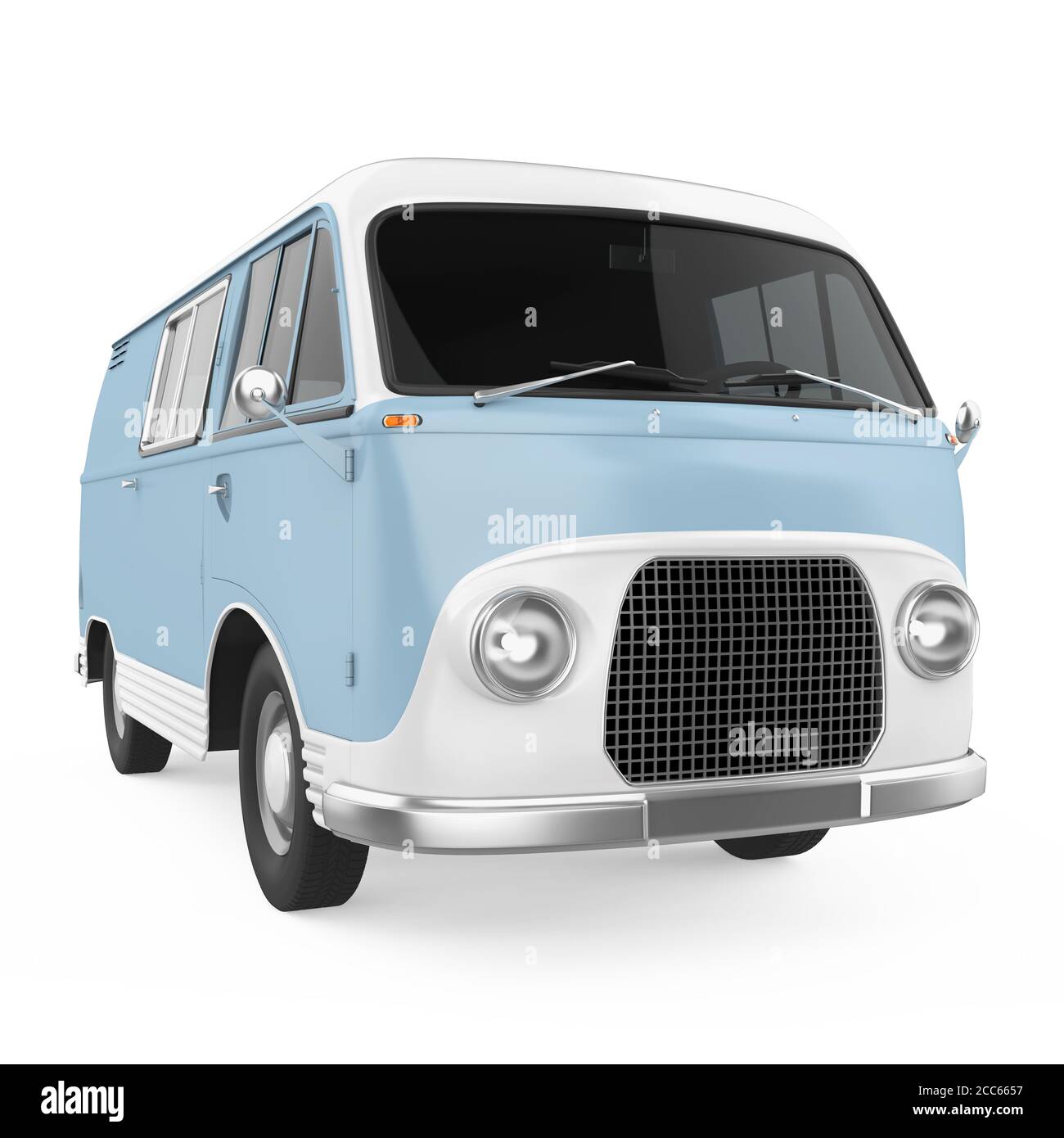 Old Van Isolated Stock Photo - Alamy