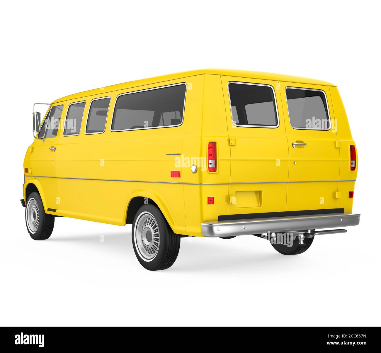 Old Van Isolated Stock Photo - Alamy