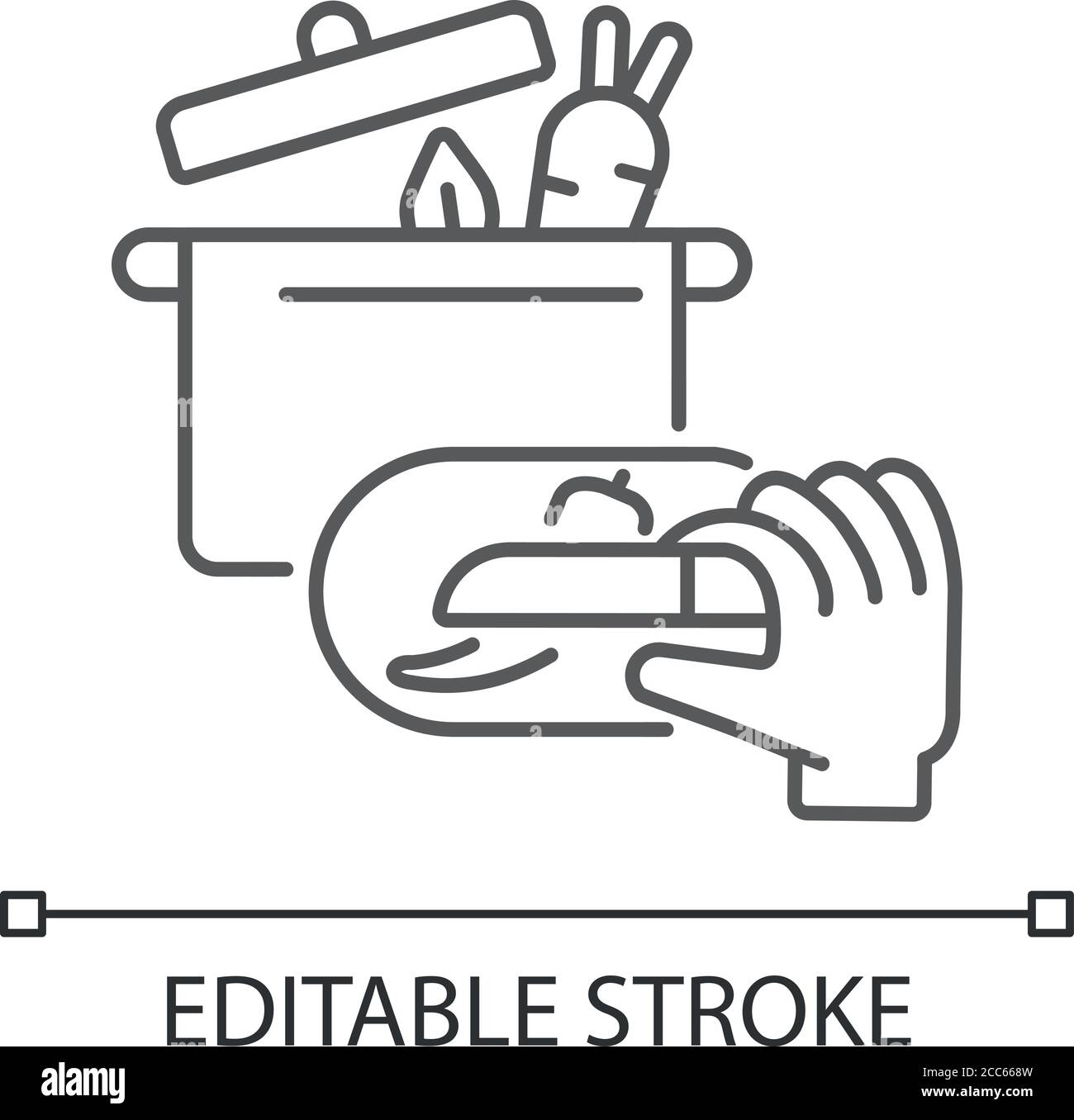 DIY cooking linear icon Stock Vector Image & Art - Alamy