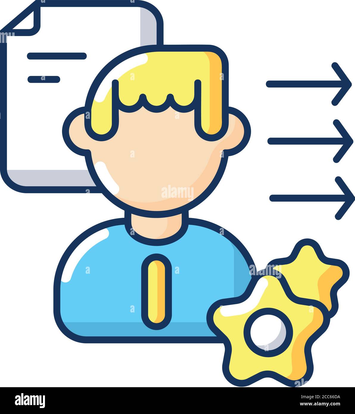 Brevity and clarity RGB color icon Stock Vector Image & Art - Alamy