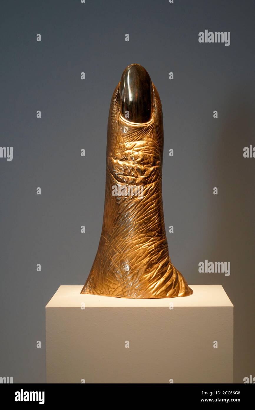 Ceramic female finger and nail At the Goulandris Museum of Contemporary ...