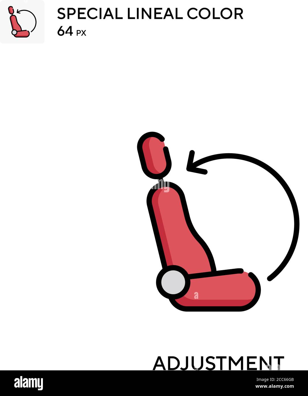 Adjustment soecial lineal color vector icon. Illustration symbol design ...
