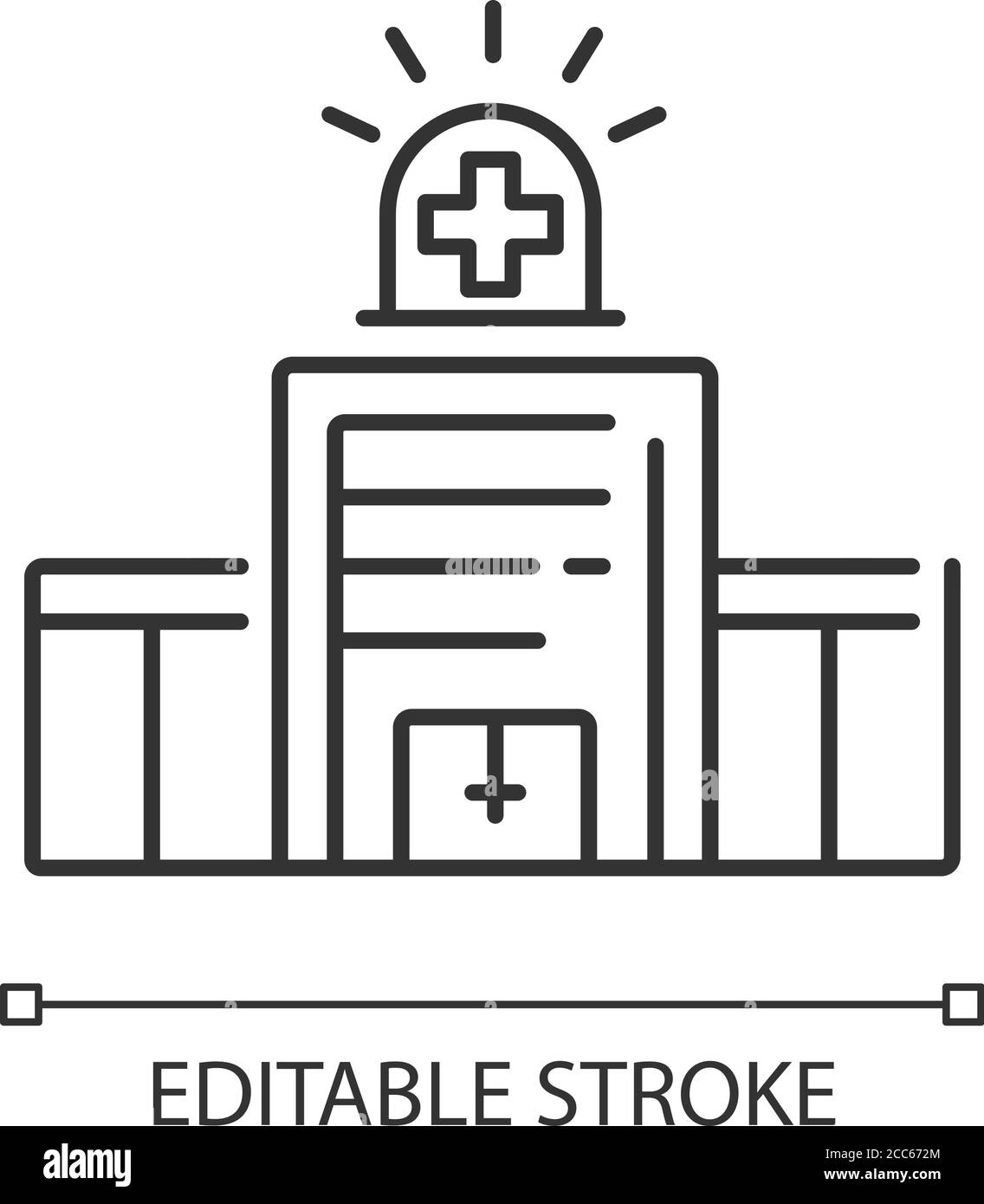 Walk in clinic linear icon Stock Vector Image & Art - Alamy