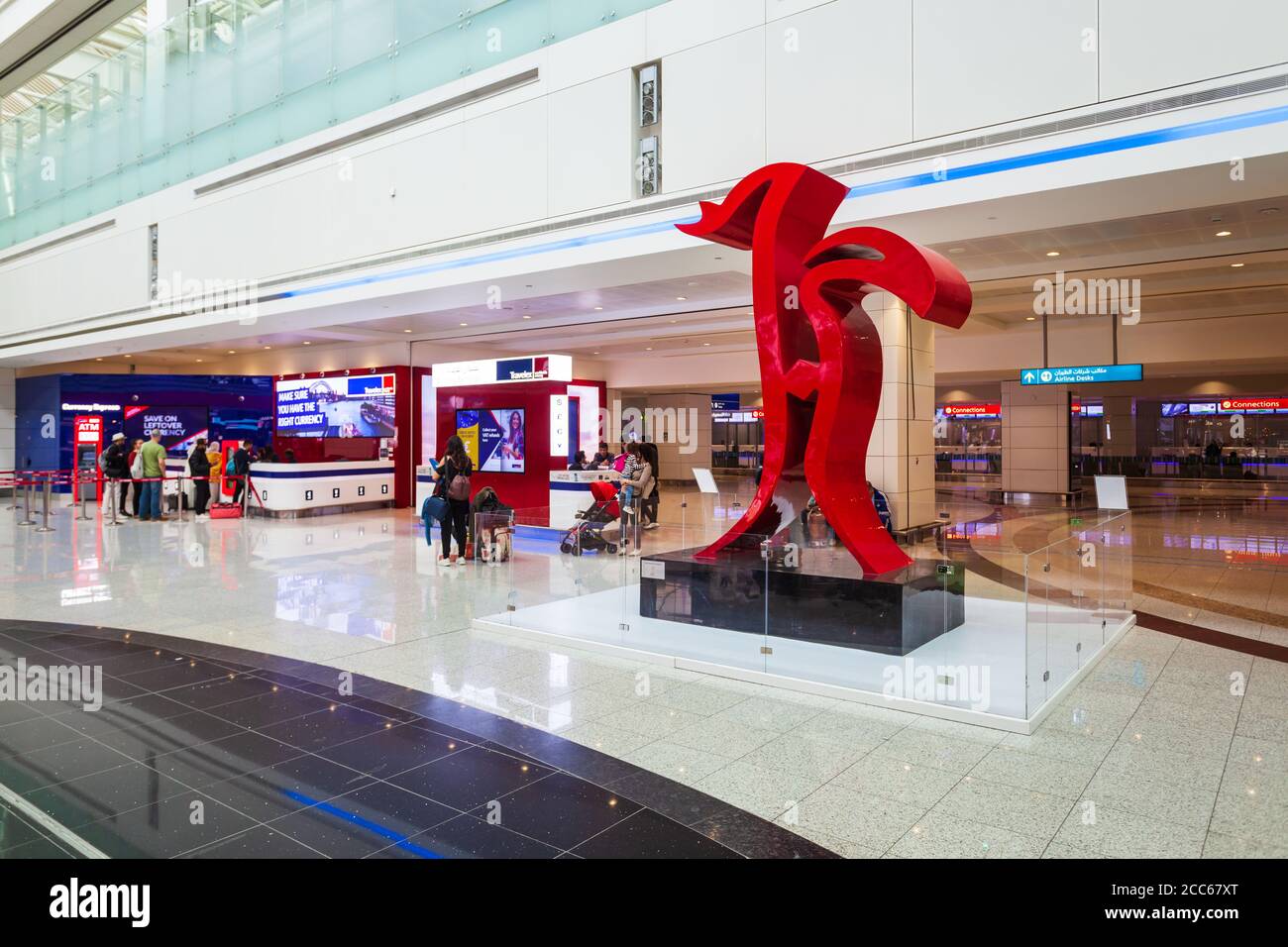 DUBAI, UAE - MARCH 02, 2019: Dubai International Airport or DXB ...