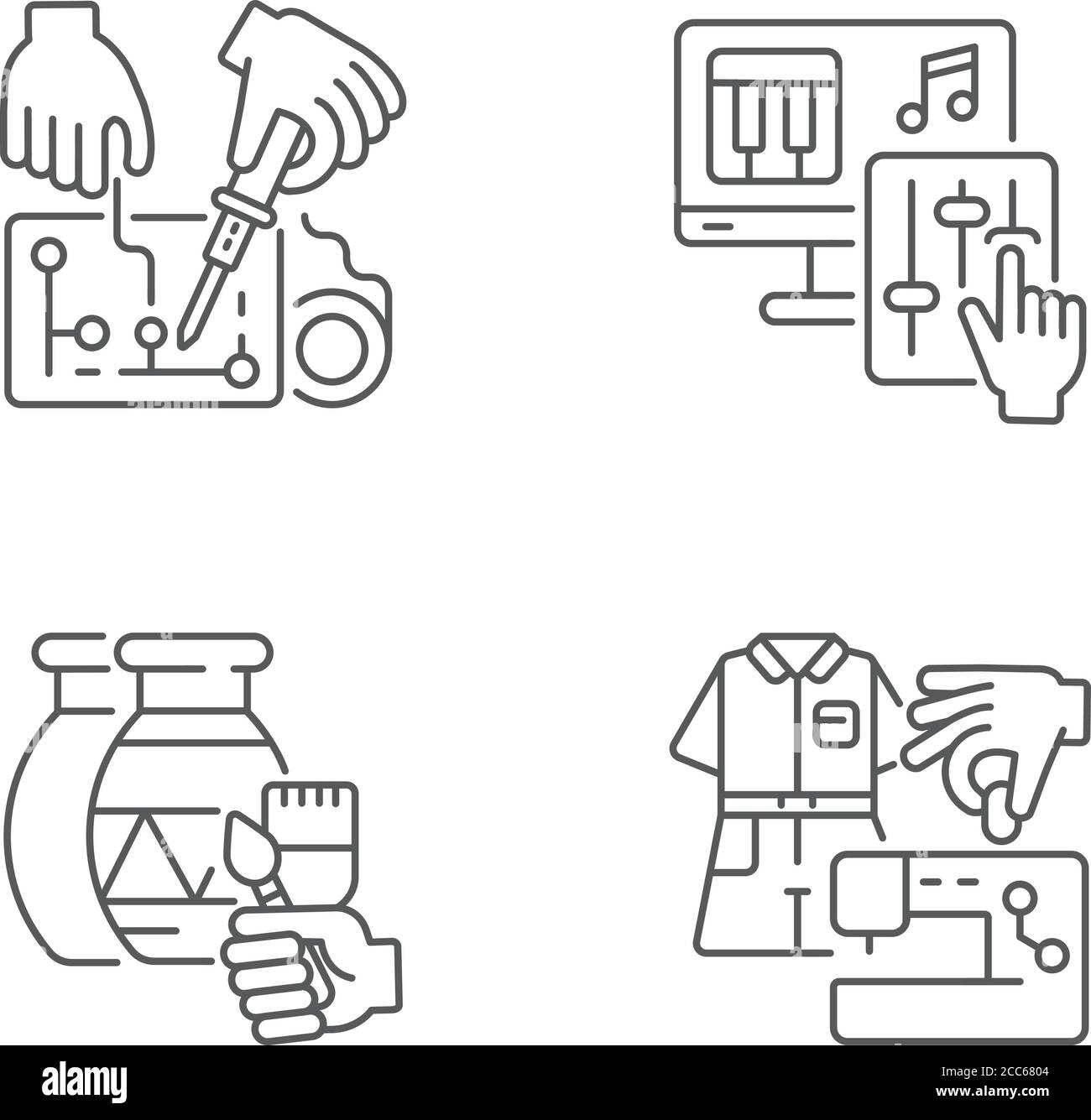 Hobby technology Black and White Stock Photos & Images - Alamy