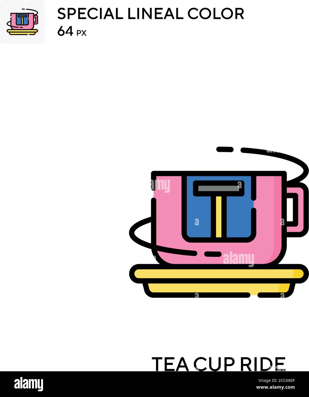 Teacup ride Stock Vector Images - Alamy