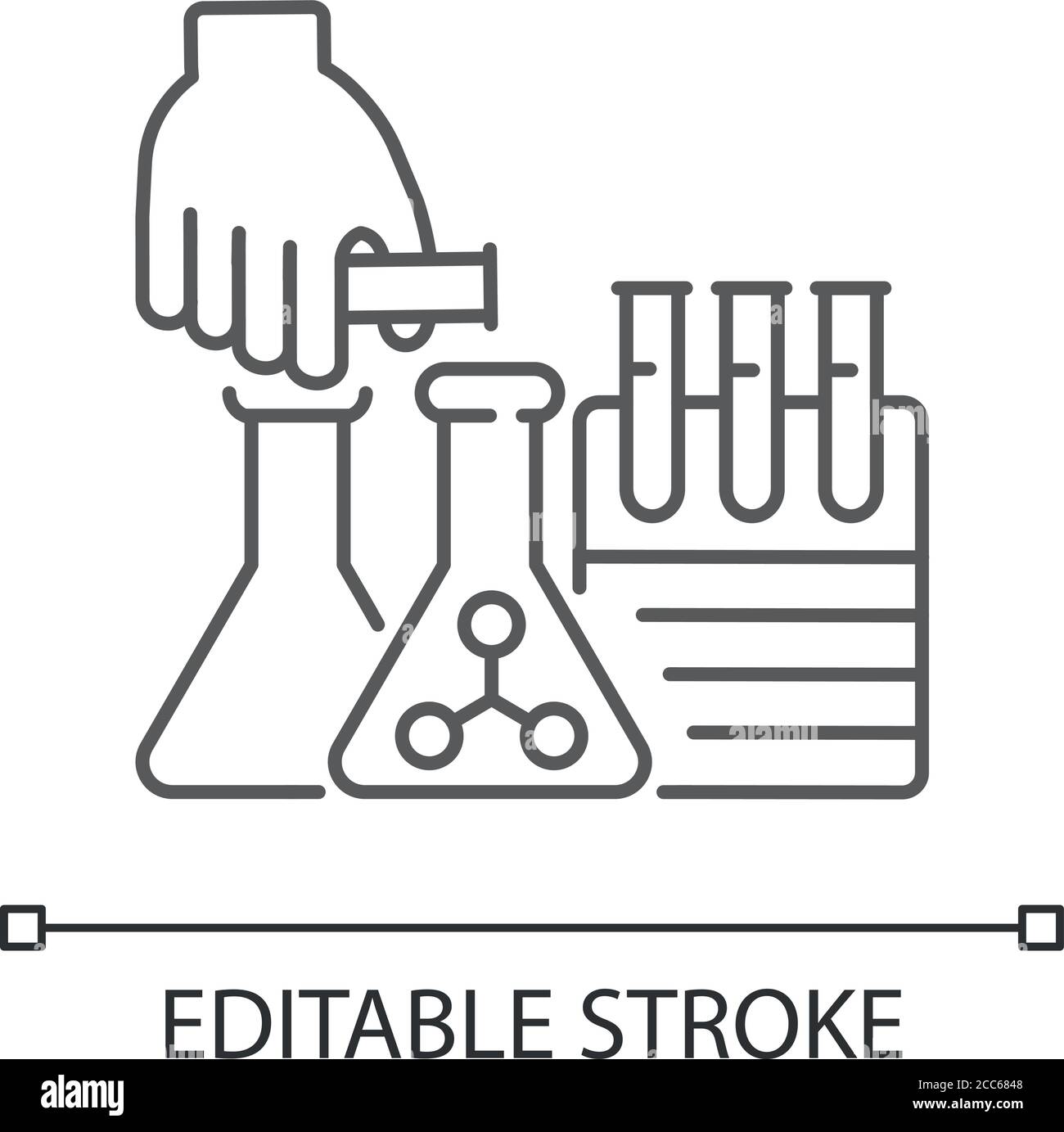 Science lab experiment school Black and White Stock Photos & Images - Alamy