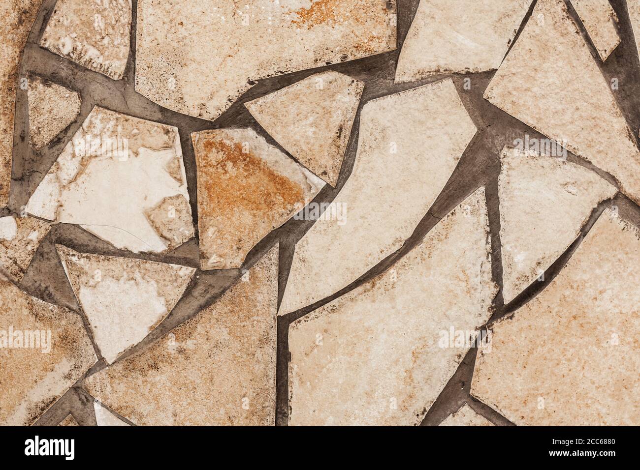 paving stones, antique pavement tiles, granite stone texture Stock ...