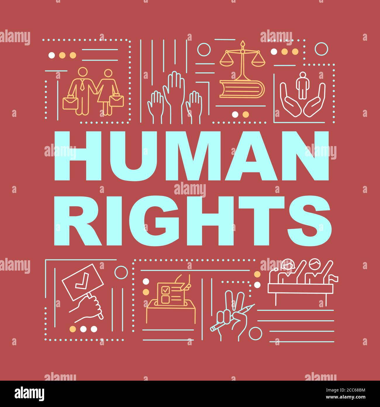 Human rights word concepts banner Stock Vector Image & Art - Alamy