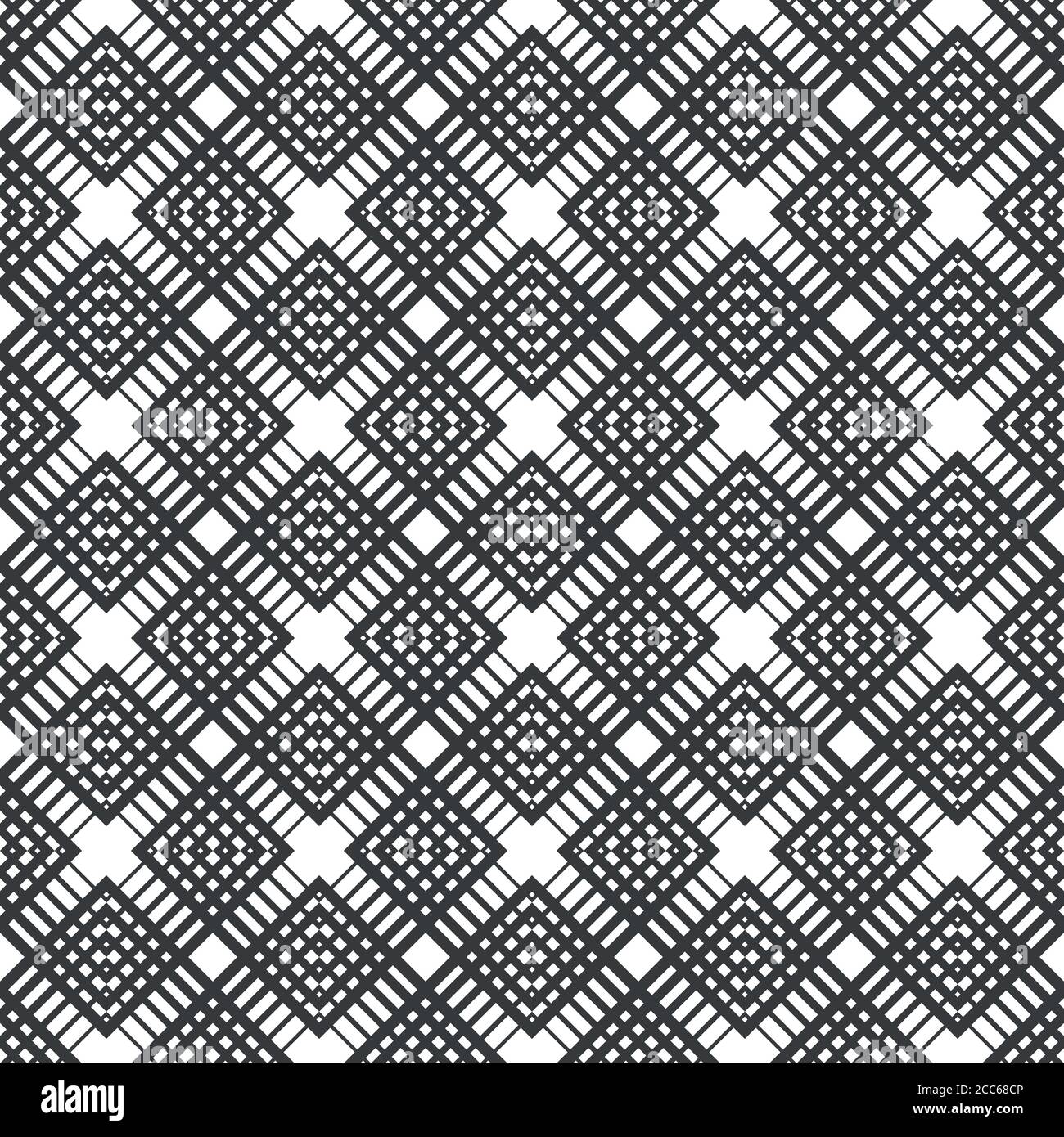Vector seamless pattern. Geometrical modern texture. Regularly repeating classical tiles with ...