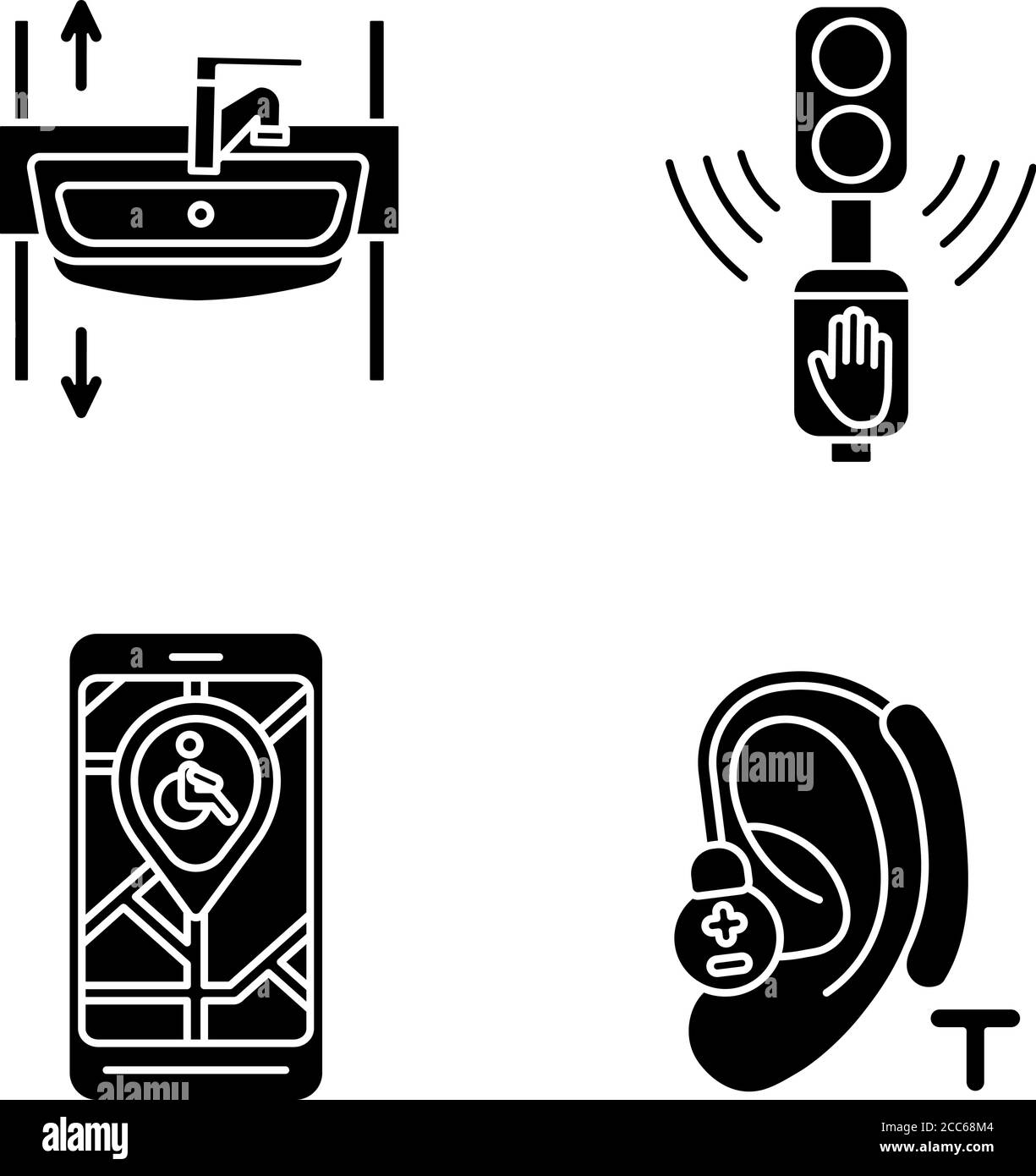 Accessible pedestrian signal Black and White Stock Photos & Images - Alamy