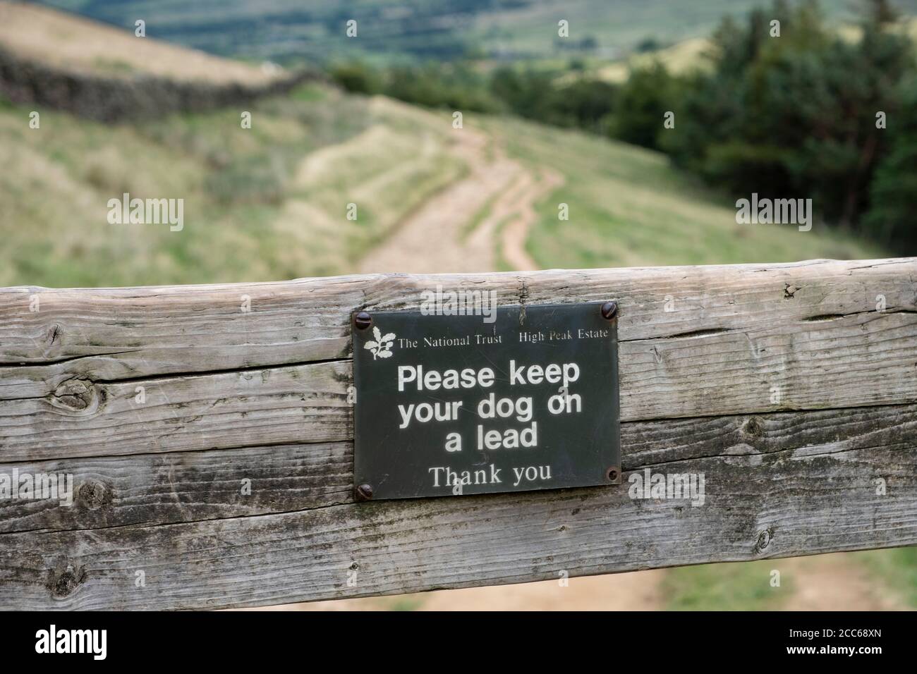 Public Footpath, Information Sign, Edale, Derbyshire Peak District ...