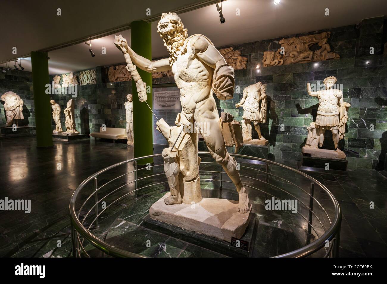 ANTALYA, TURKEY - SEPTEMBER 14, 2014: Antalya Archeological Museum is ...