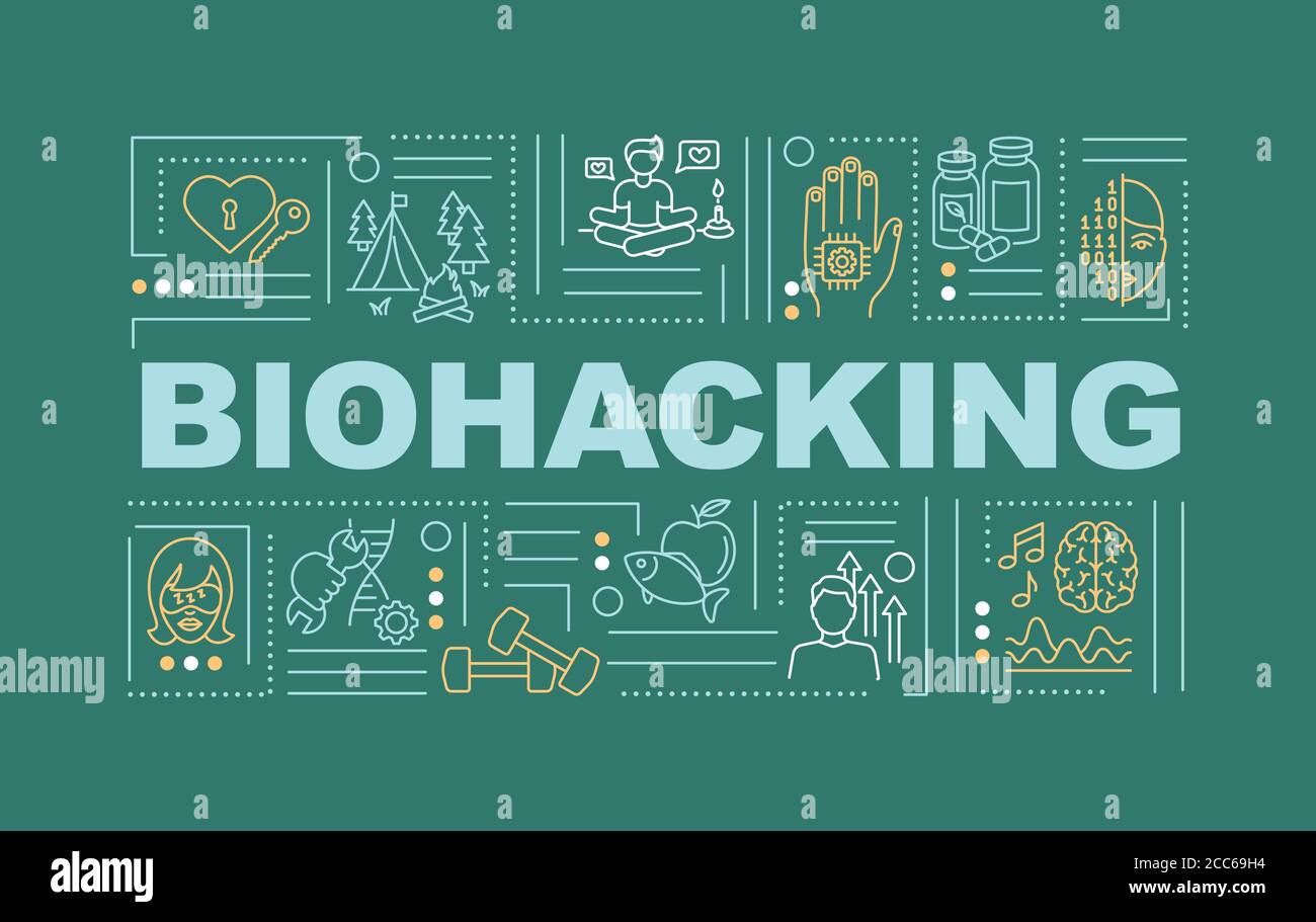Biohacking word concepts banner Stock Vector Image & Art - Alamy