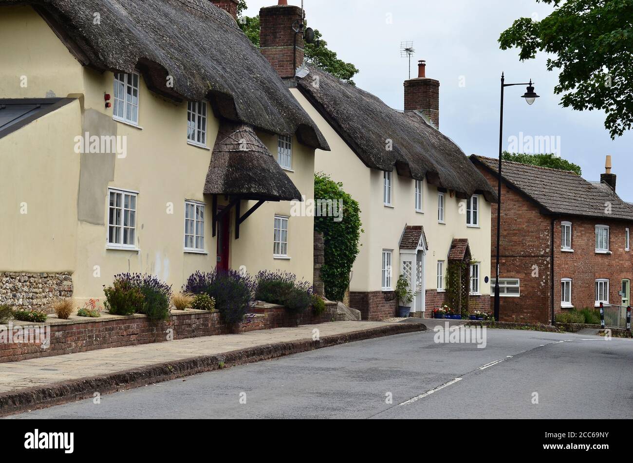 Dorchester Road, Tolpuddle, Dorset, England Stock Photo - Alamy
