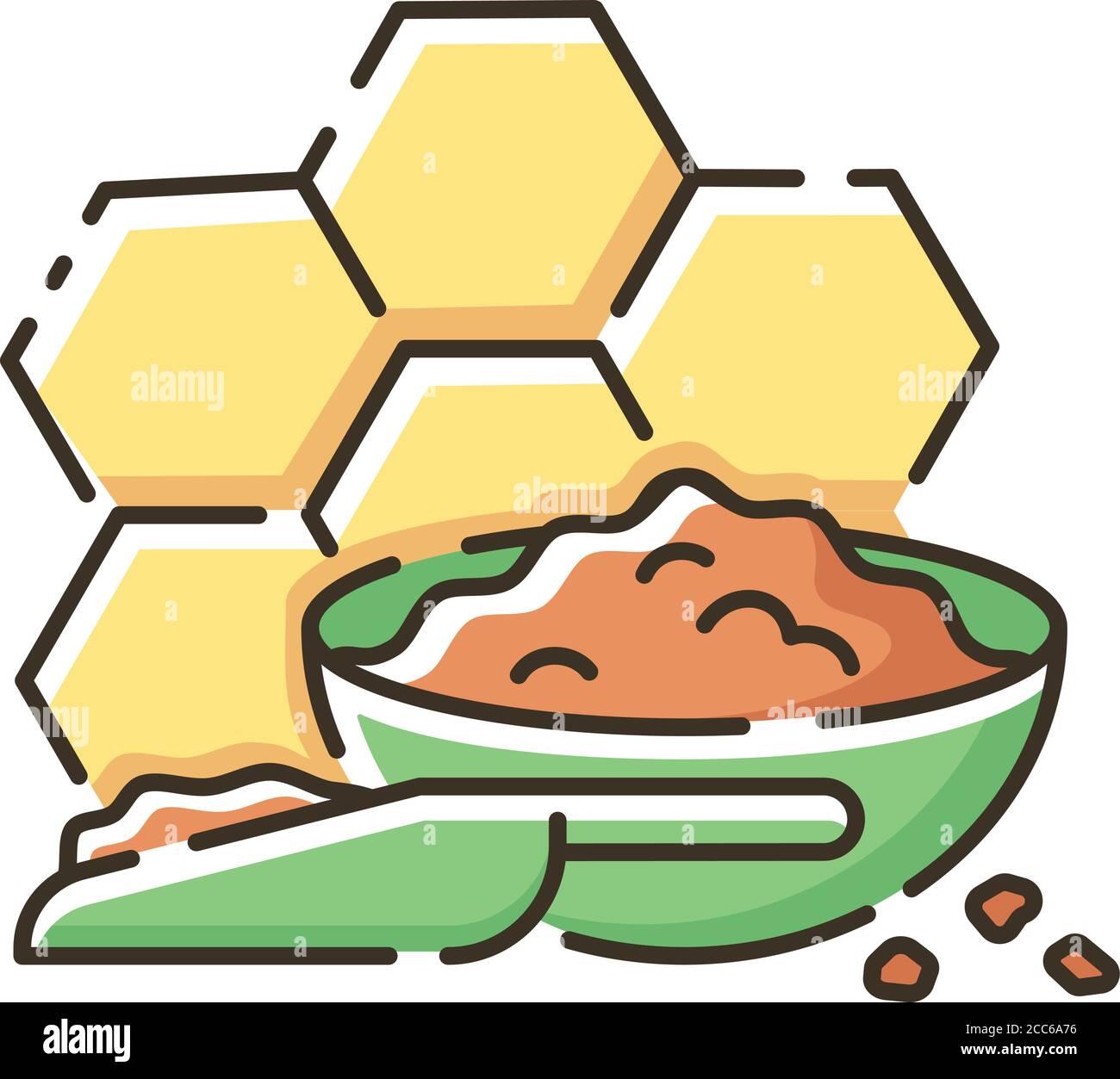 Propolis RGB color icon Stock Vector Image & Art - Alamy