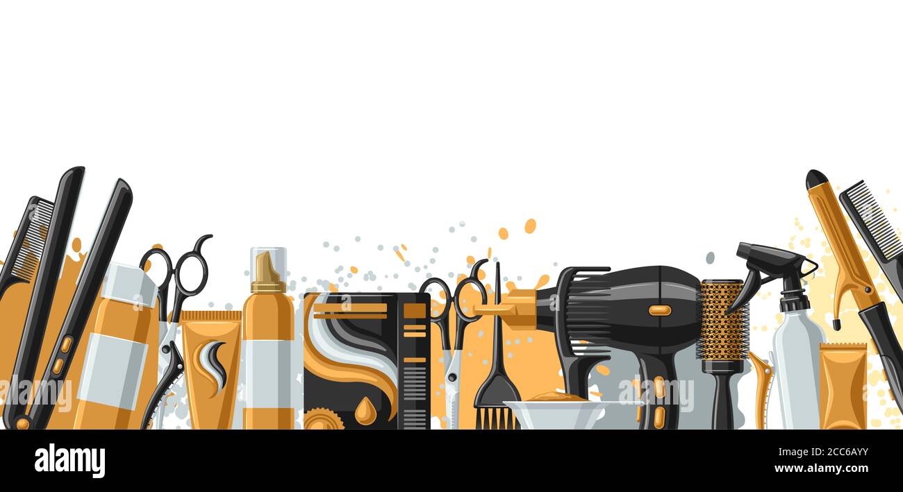 Professional beauty tools Stock Vector Images - Alamy