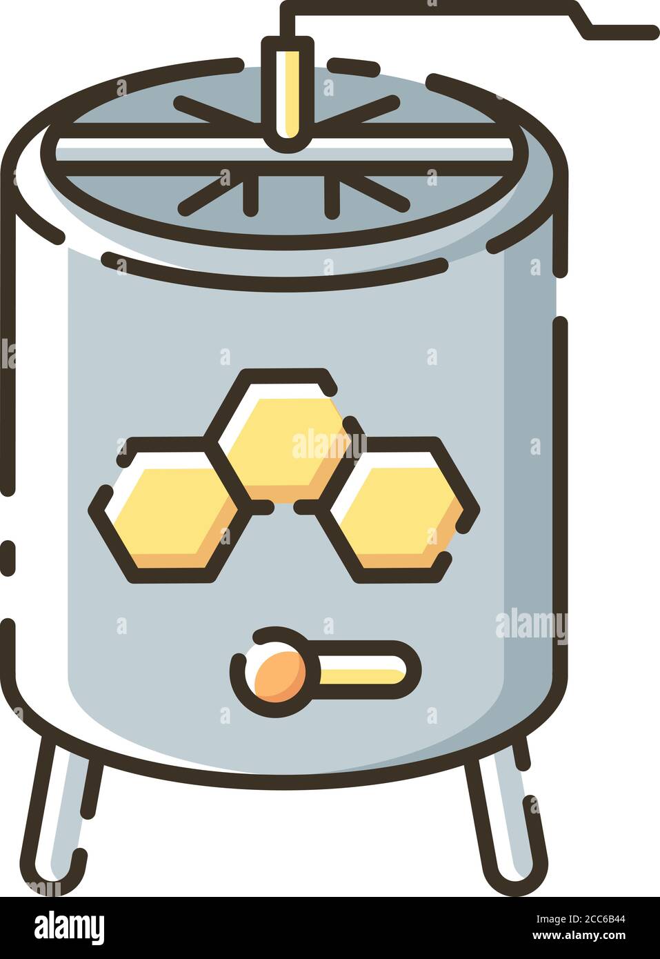 Honey extractor icon beekeeping Stock Vector Images - Alamy
