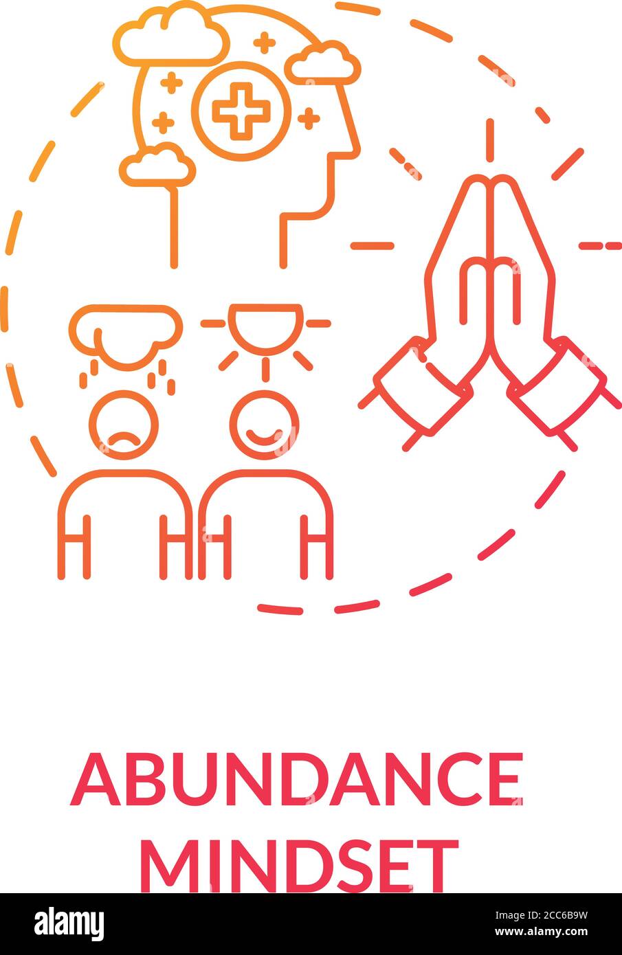 Abundance mindset concept icon Stock Vector Image & Art - Alamy