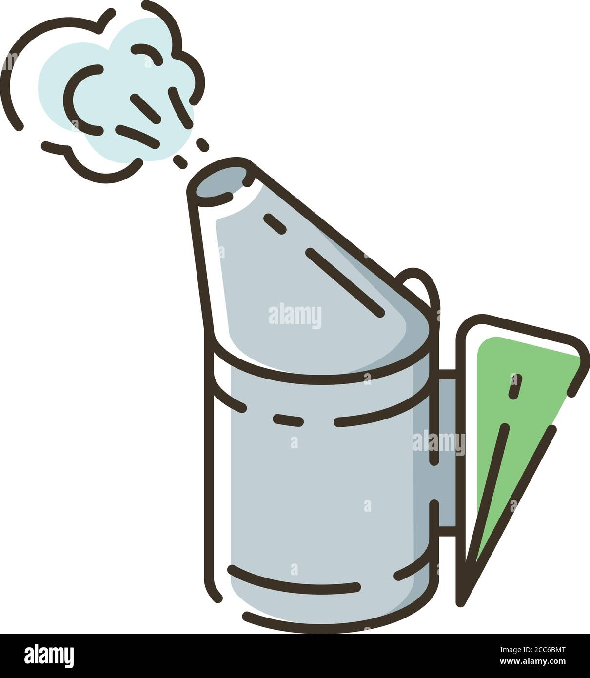 Bee smoker RGB color icon Stock Vector Image & Art - Alamy