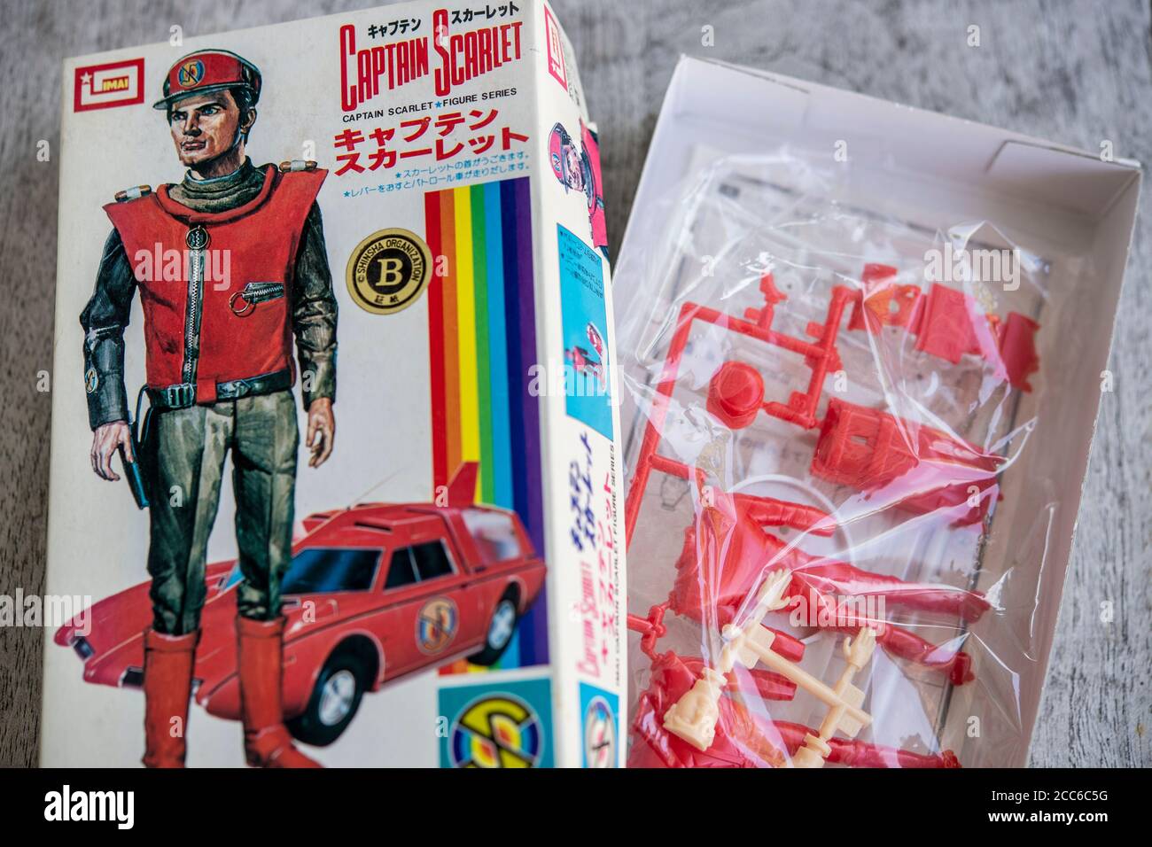 Captain Scarlet Imai character model kit from Gerry Anderson's Captain Scarlet children's TV ...