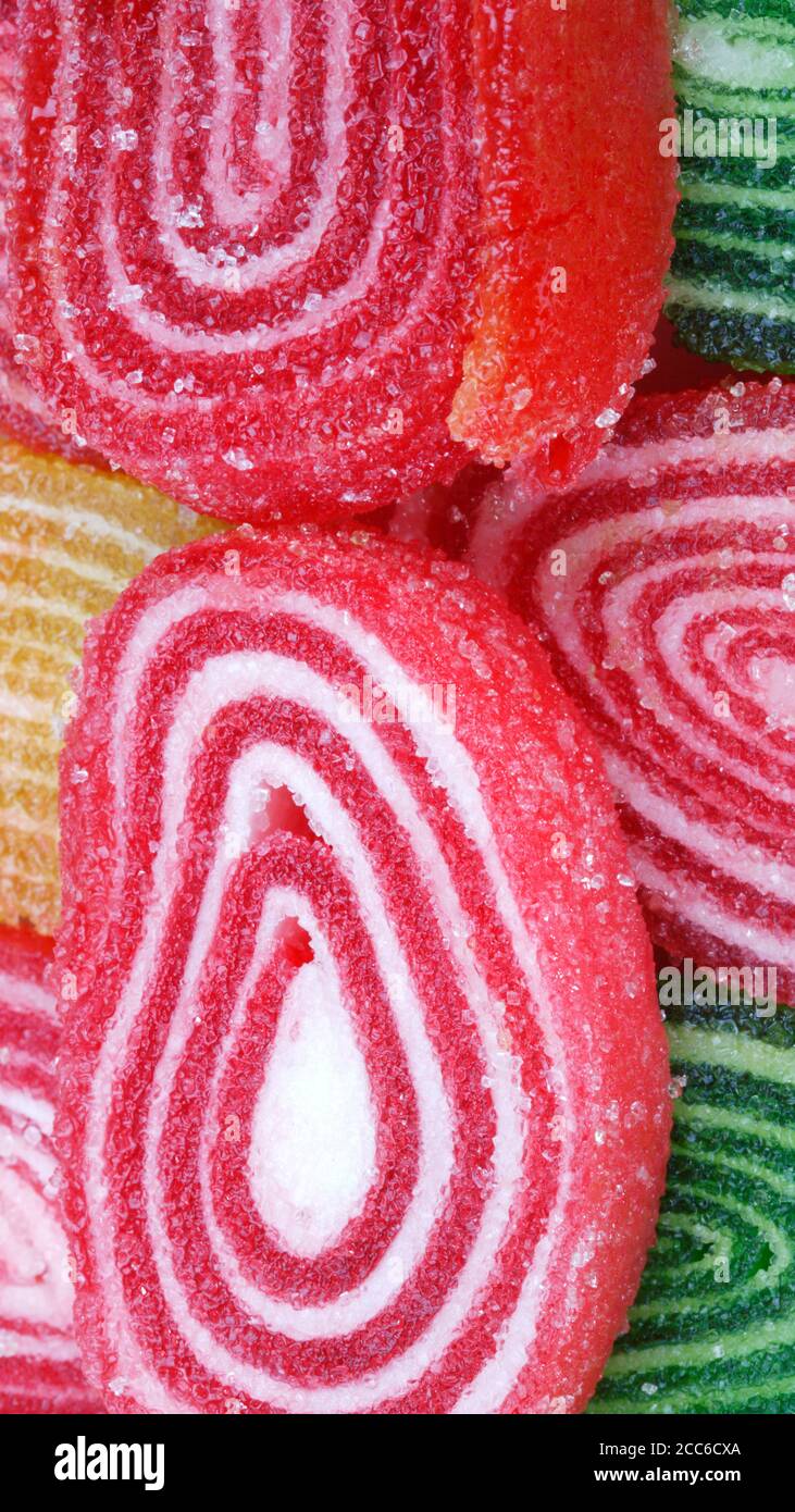 Multicolor Fruit Jelly Stock Photo - Alamy