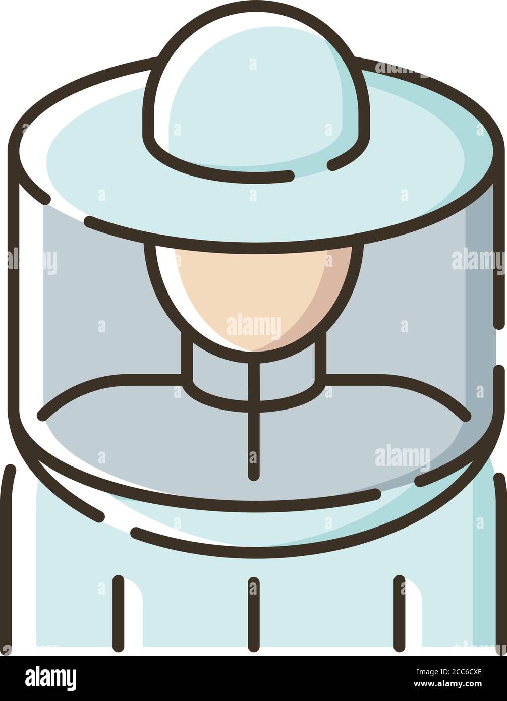 Protective suit color line Stock Vector Images - Alamy