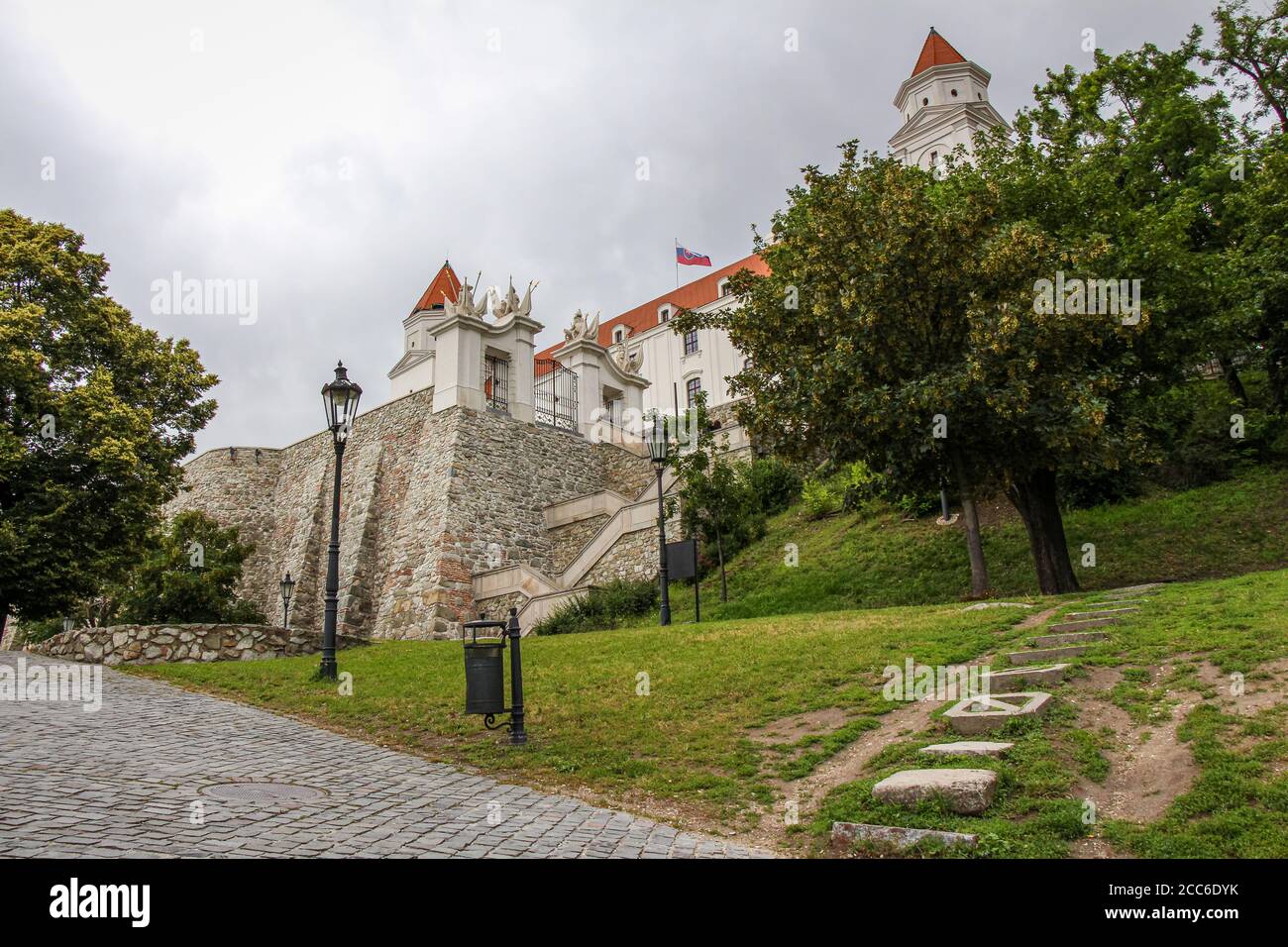 Bratislava castle slovakia fortress tower landmark history museum old ...