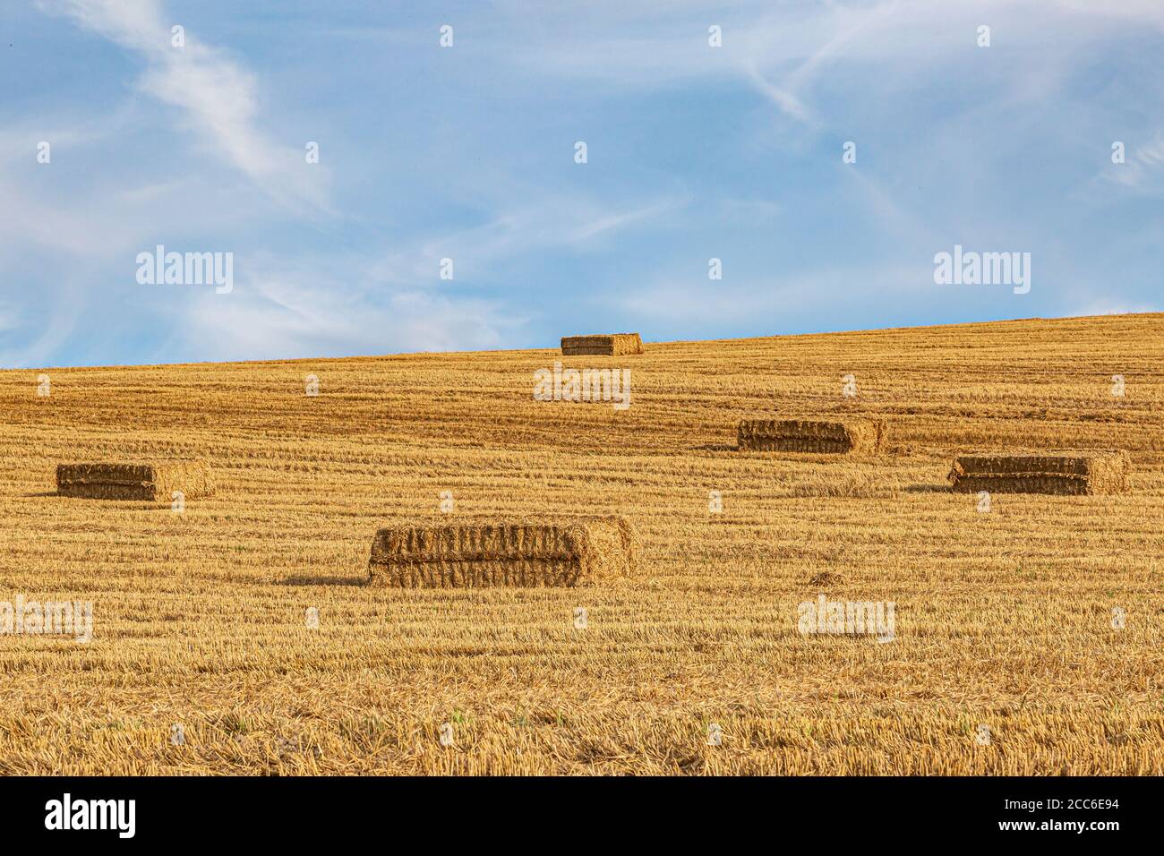 Field after harvesting stacks hi-res stock photography and images - Alamy