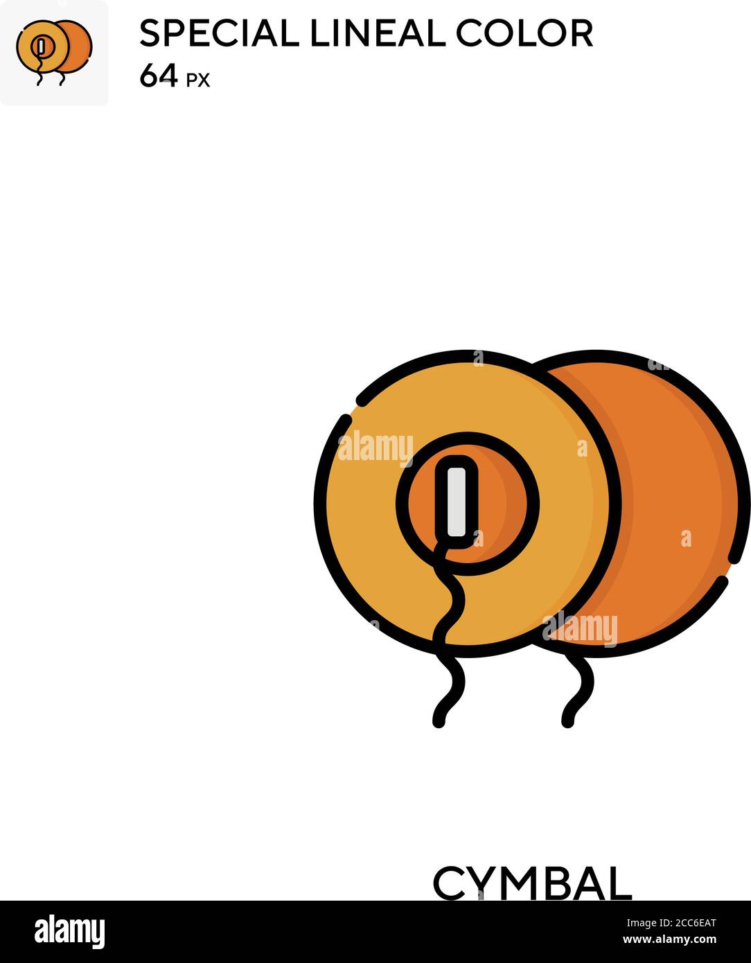 Cymbals Coloring Page