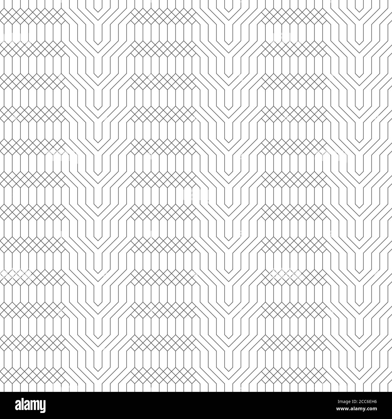 Seamless pattern. Modern stylish texture. Regularly repeating geometrical shapes, hexagons ...