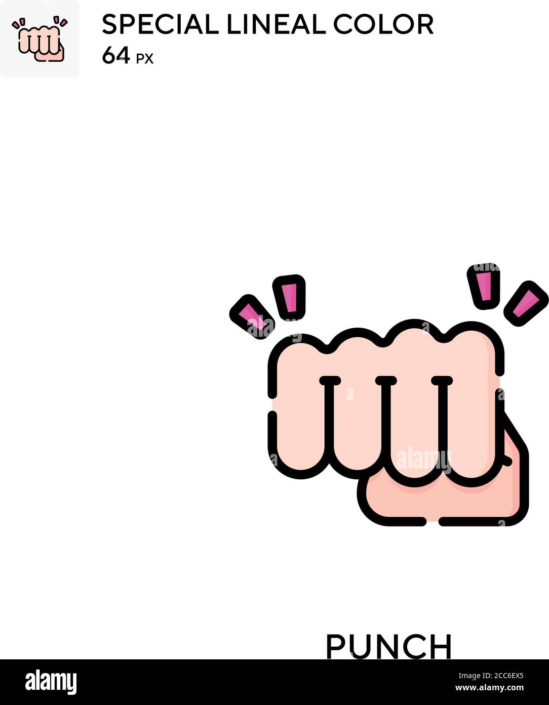 Punching hand arm Stock Vector Images - Alamy