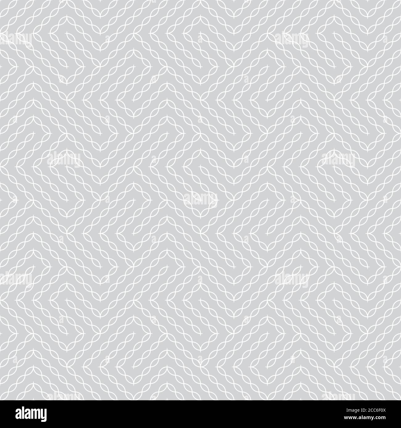 Vector seamless pattern. Modern stylish texture with intersecting wave ...