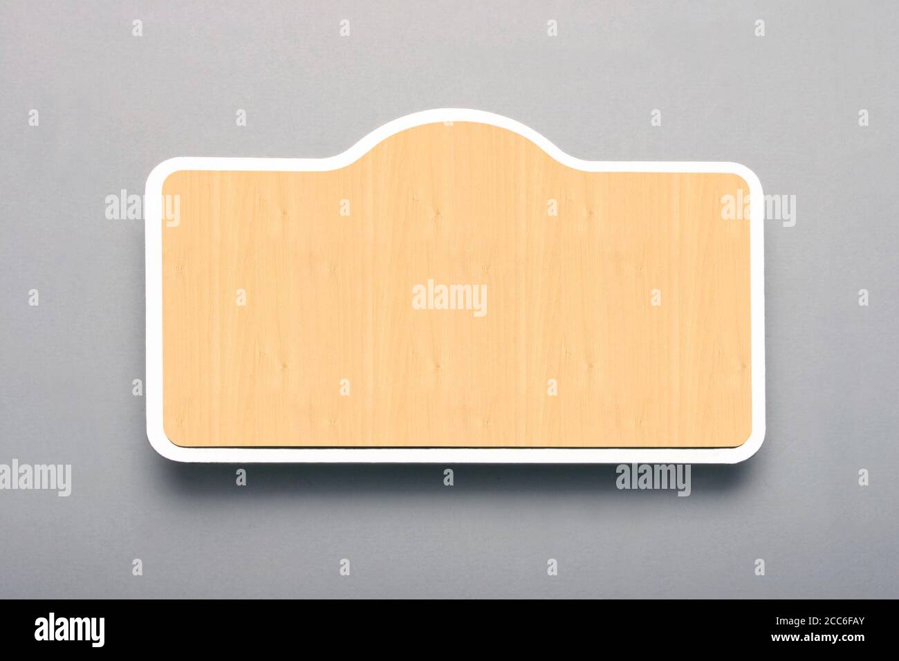 Metal or wooden name plate for insertion into collar or shirt pocket ...