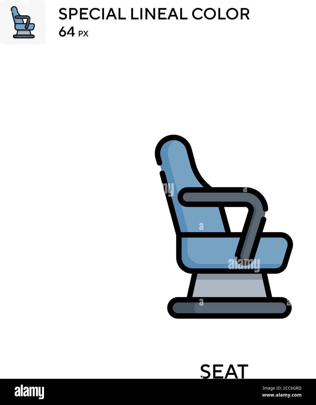 Car seats interior not train not bus Stock Vector Images - Alamy