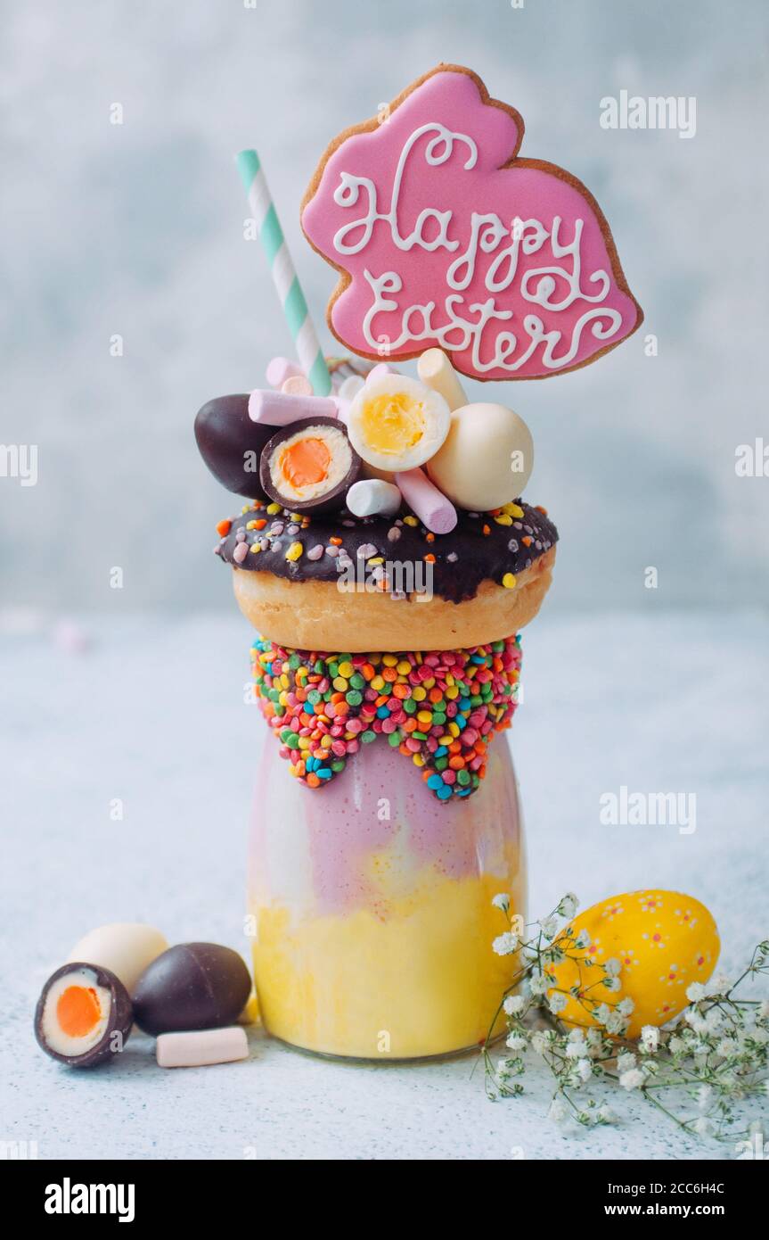 Chocolate milkshake gingerbread hi-res stock photography and images - Alamy