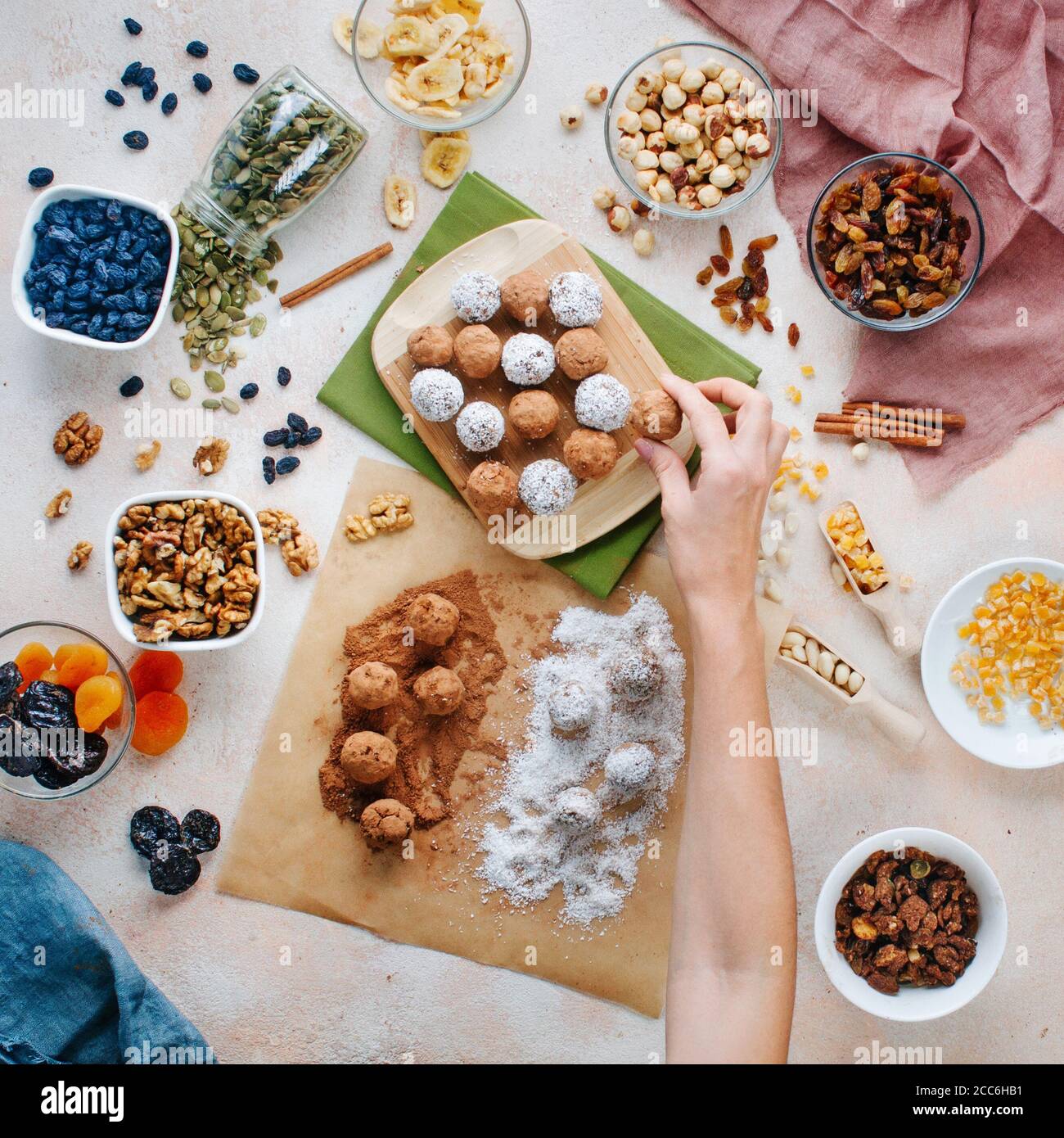 Woman making candy hi-res stock photography and images - Alamy
