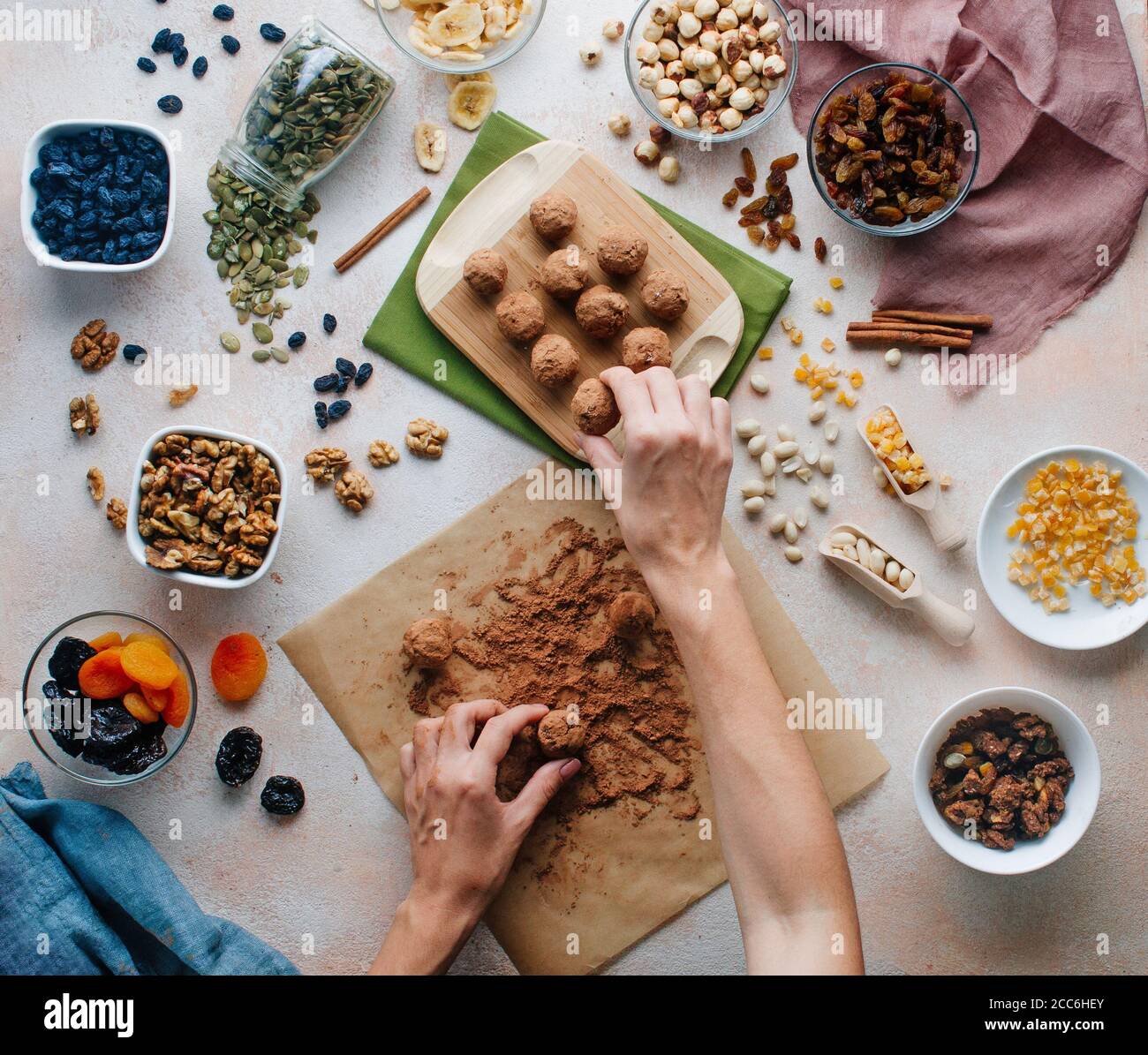 Woman making candy hi-res stock photography and images - Alamy