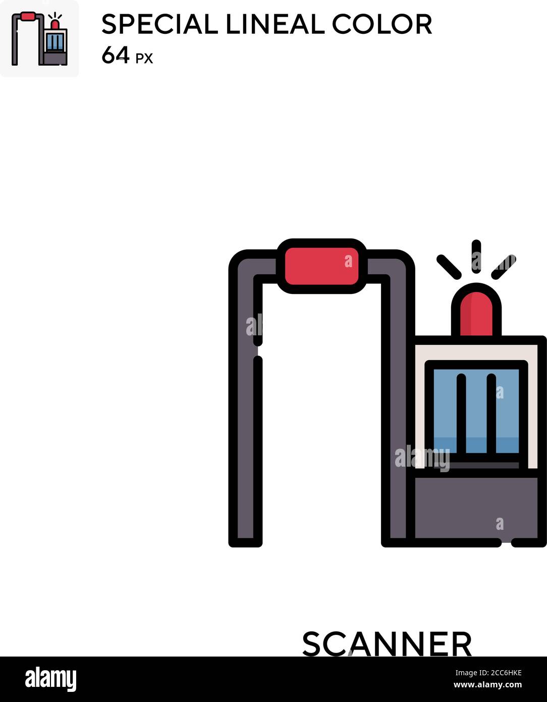 Thermal scanner temperature screen Stock Vector Images - Alamy