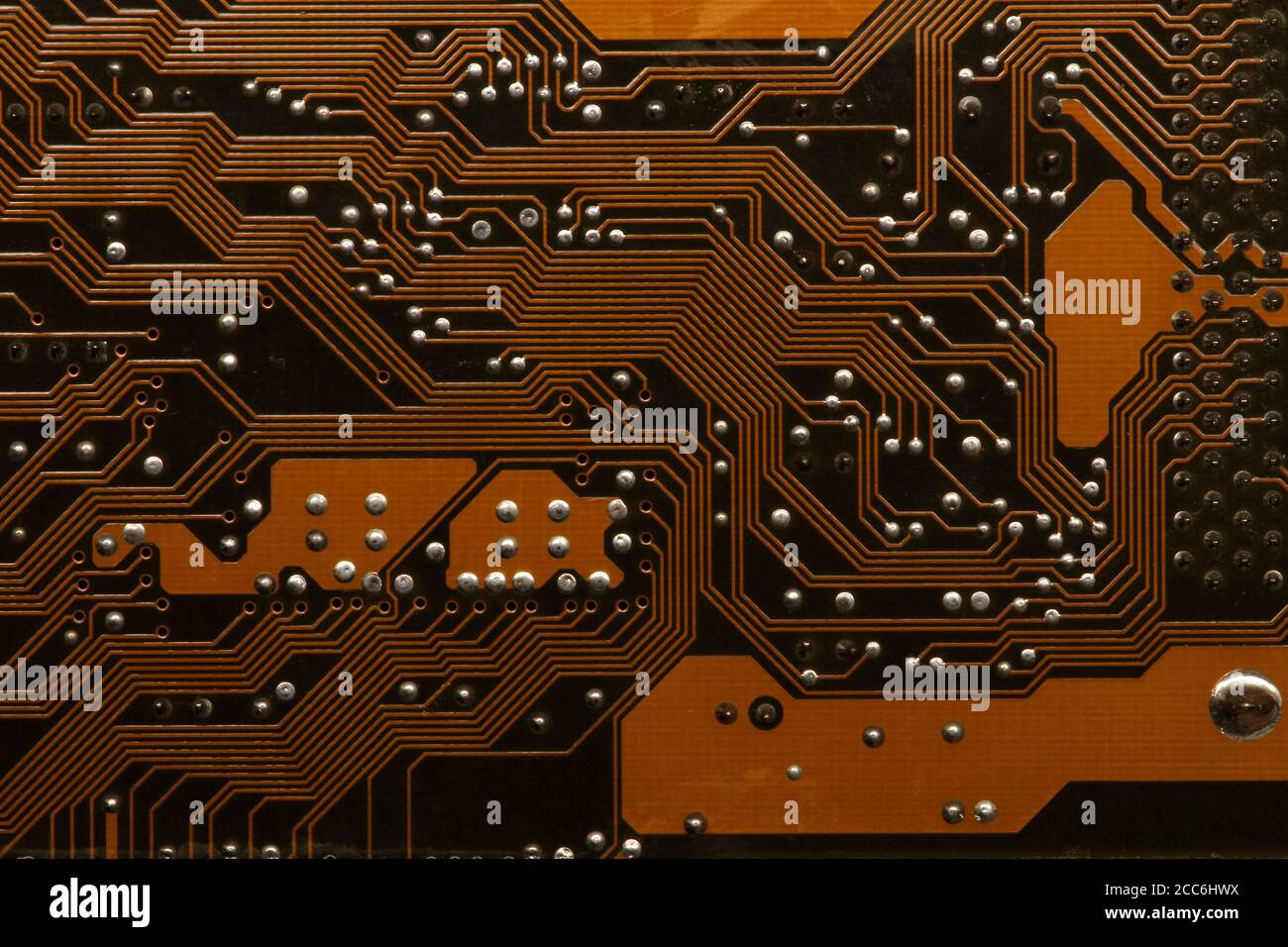 Closeup on electronic devices on boards, background images. Electronic ...